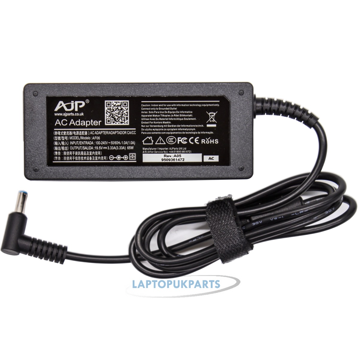 HP STREAM 14-AX0XX 1ZW26LA Replacement 65W Laptop Adapter Charger Power ...