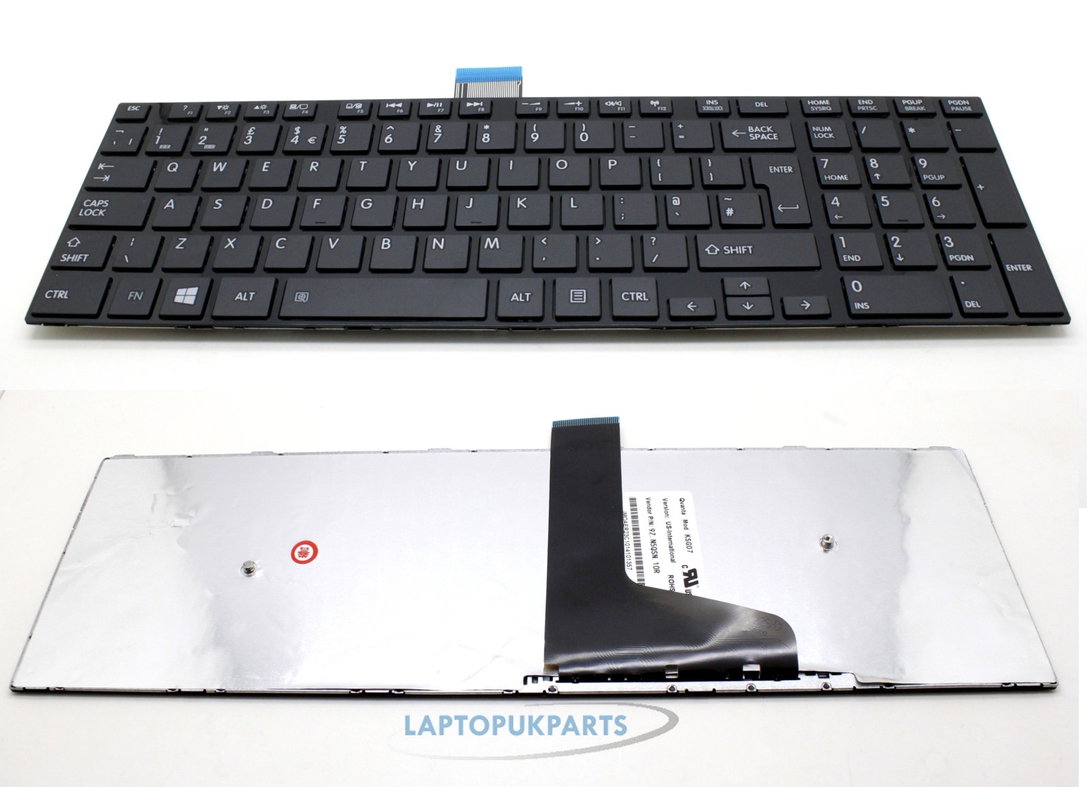 New Replacement For Toshiba SATELLITE PRO C50-A-15Q Black UK Laptop ...