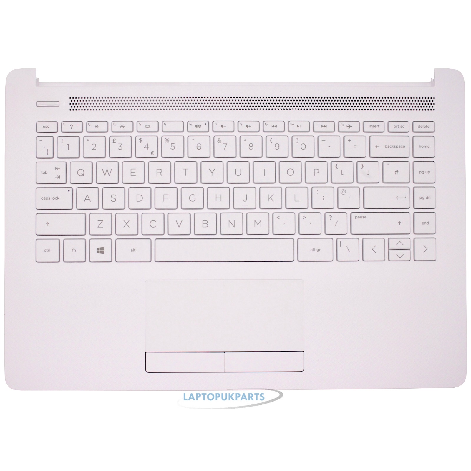 Replacement For HP 14-CM0043AU White Palmrest Upper Cover UK Keyboard ...